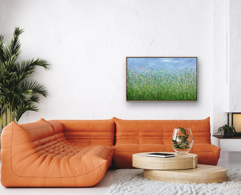 Lucy Moore - Last Call Of Summer Abstract Painting by Lucy Moore, 2022 ...