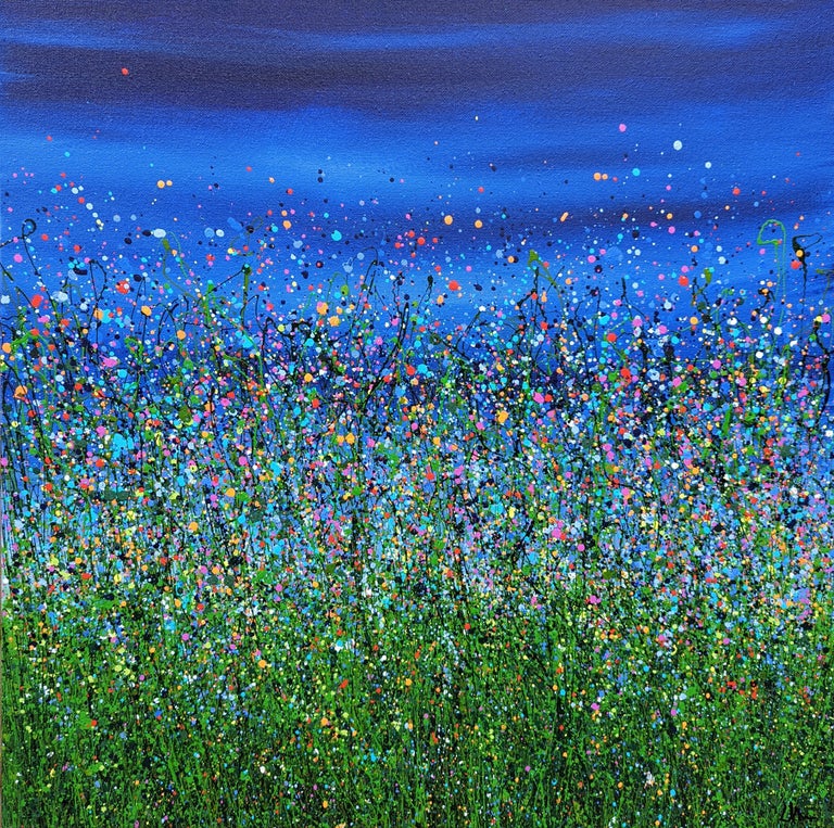 Lucy Moore - Twilight Flourish #10, Lucy Moore, Abstract Painting ...