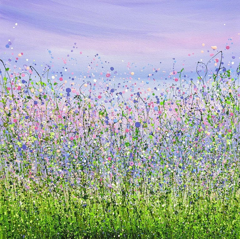 Lucy Moore - Wrapped Up In A Daydream #17, Expressionist Floral ...