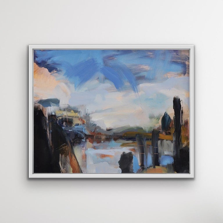 Lucy Powell - London Docks, Lucy Powell, Landscape painting, London art ...