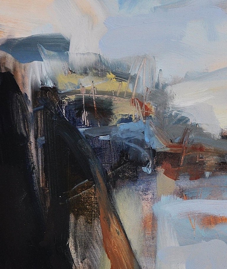 Lucy Powell - London Docks, Lucy Powell, Landscape painting, London art ...