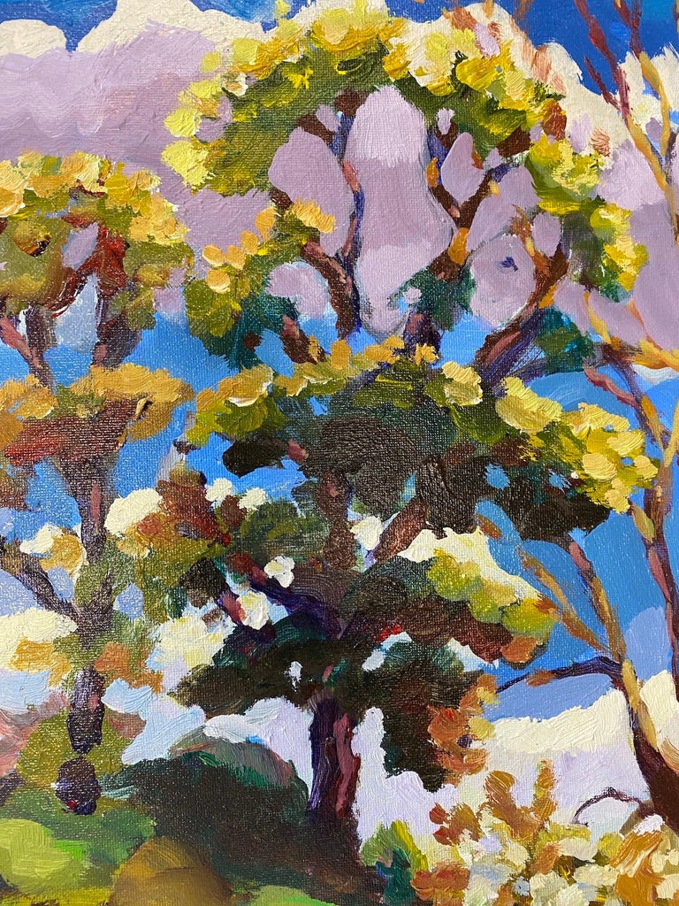Lucy Pratt - Grazers on the Motte and Bailey, Impressionist Style ...