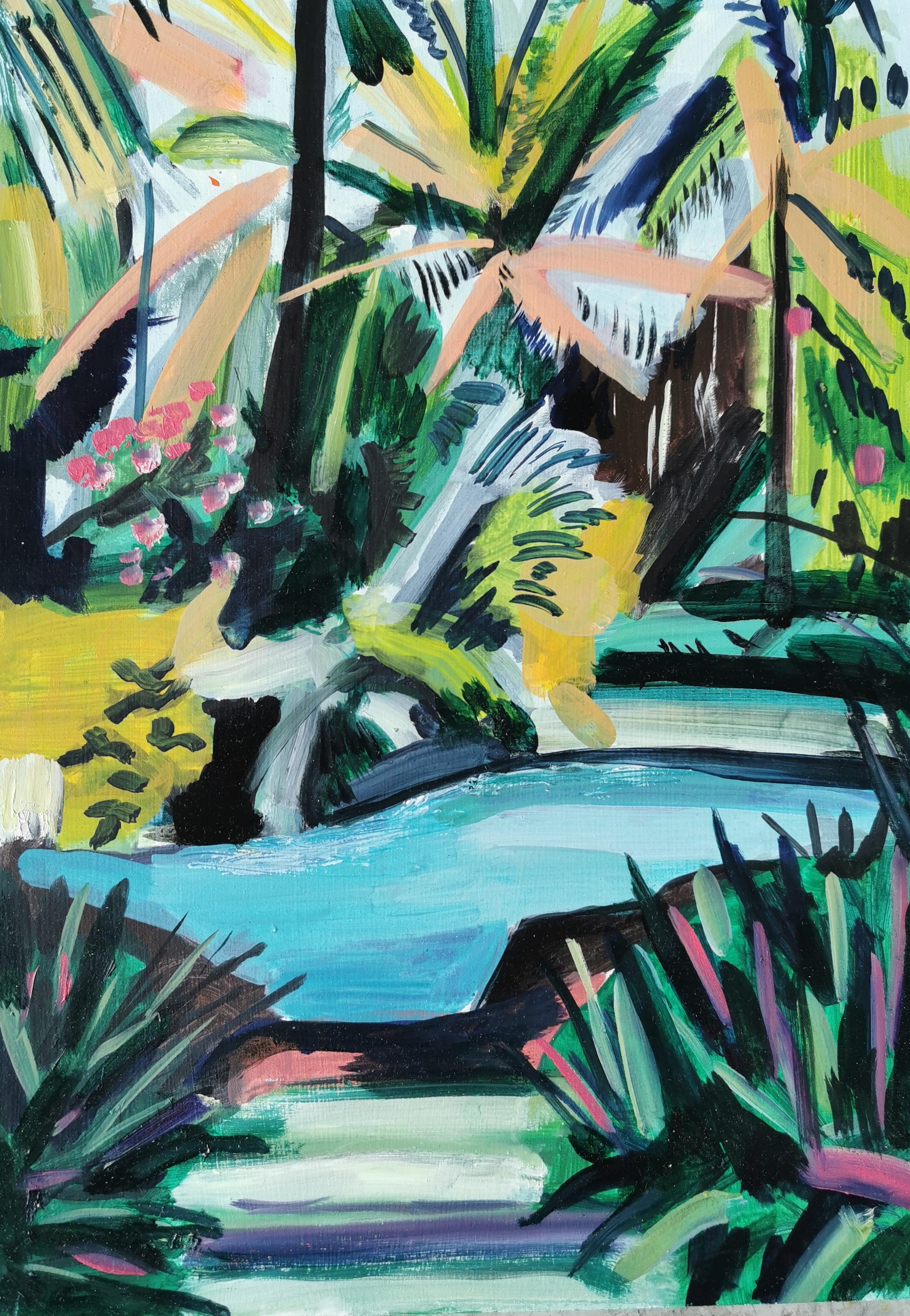 Rachel Painter - Rachel Painter, Be Free, Original Coast Painting ...