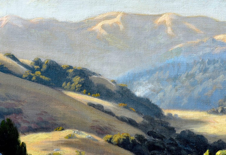 Ludmilla Pilat Welch - Mt. Tamalpais and the Marin Hills with Cows ...