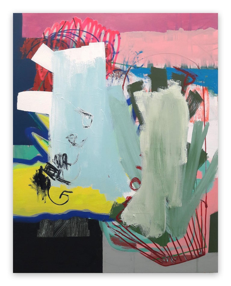 Ludovic Dervillez - Greed (Abstract Painting) For Sale at 1stDibs