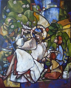 Unknown - Rubenesque Woman in Purple Lingerie at 1stdibs