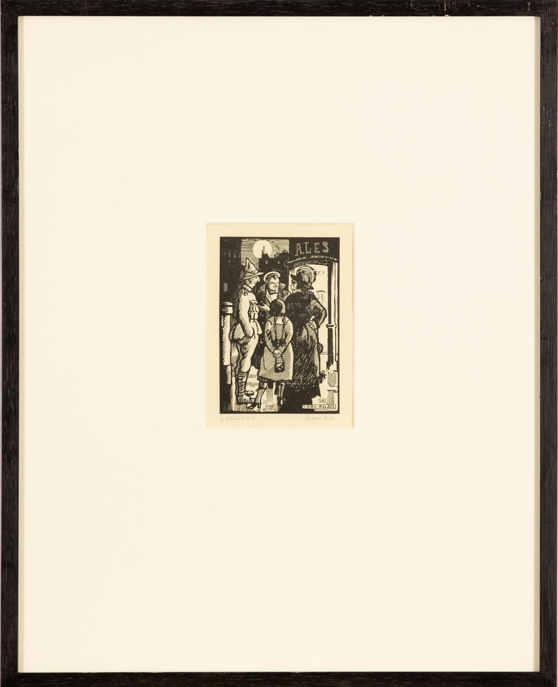 Ludovic-Rodo Pissarro - York Road by Ludovic-Rodo Pissarro - Wood ...