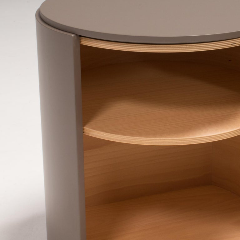 Ludovica and Roberto Palomba for Lema Top Grey Bedside Tables, Set of 2 ...