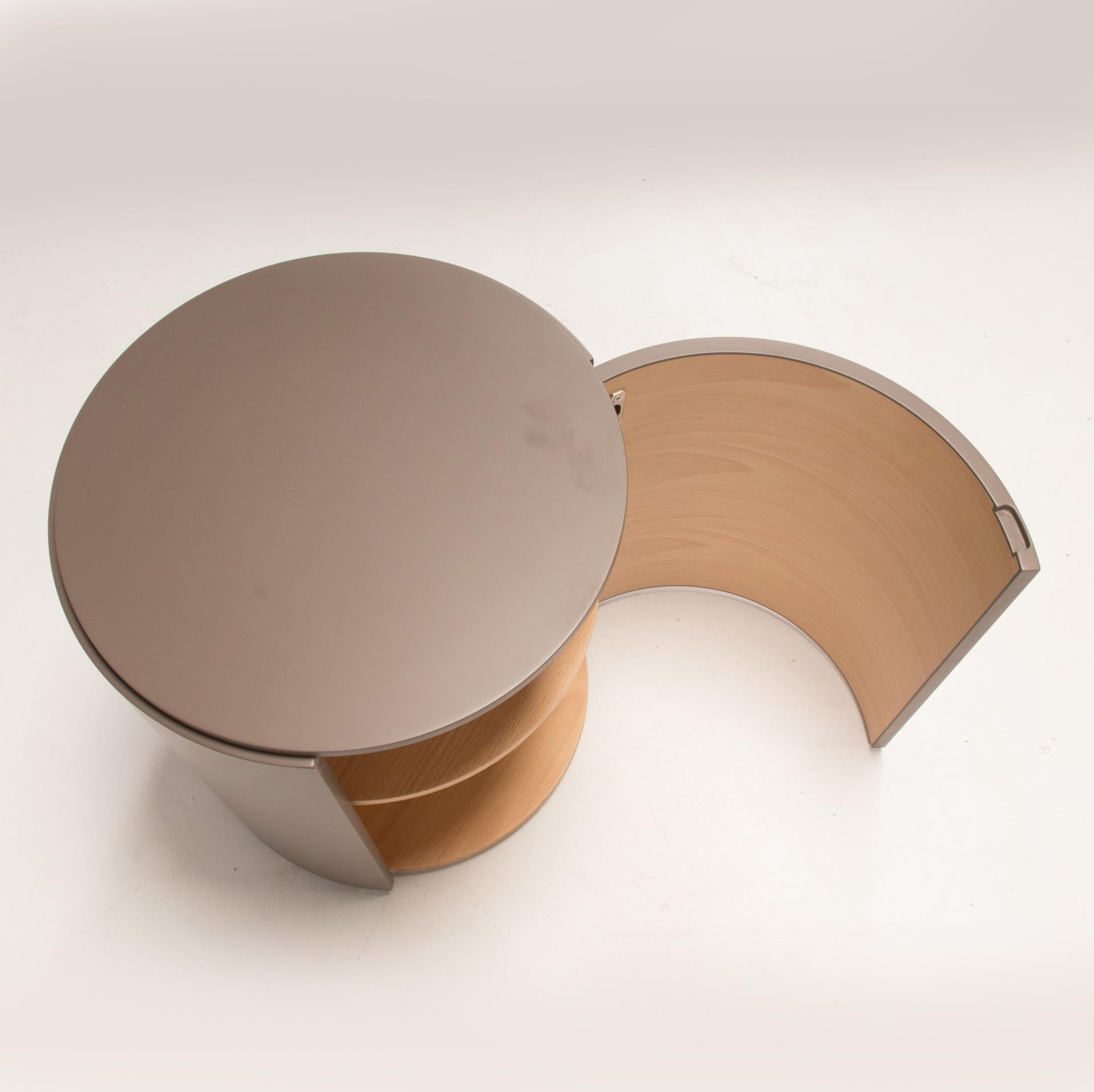 Ludovica and Roberto Palomba for Lema Top Grey Bedside Tables, Set of 2 ...