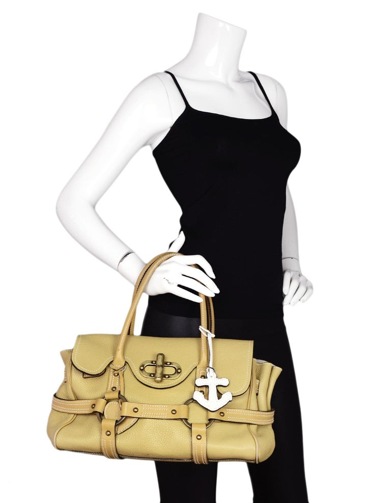 Luella Beige Leather Handbag For Sale at 1stDibs