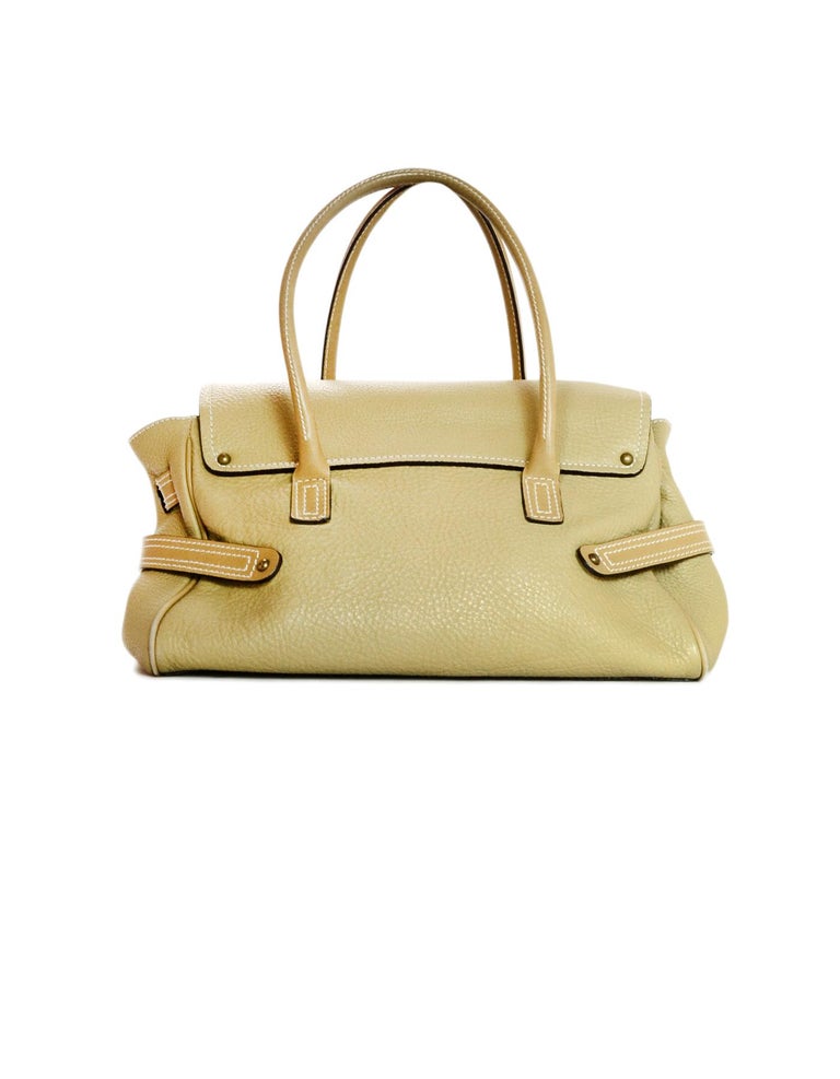 Luella Beige Leather Handbag For Sale at 1stDibs