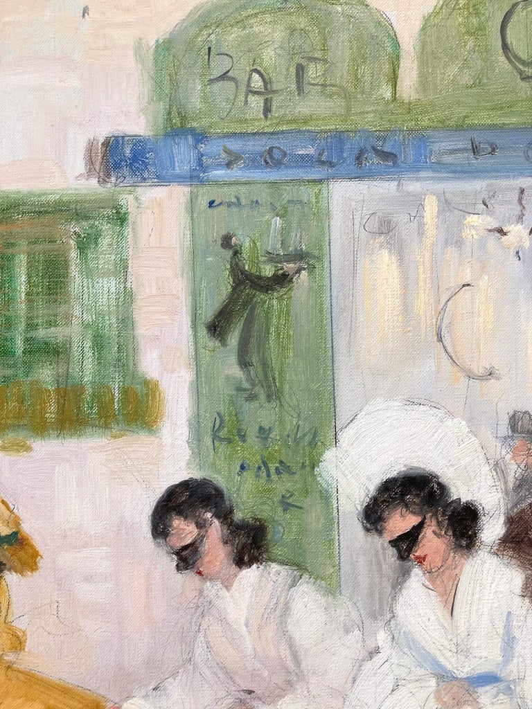 Luigi Cagliani - "Venetian Masquerade" Romantic Impressionist Oil ...