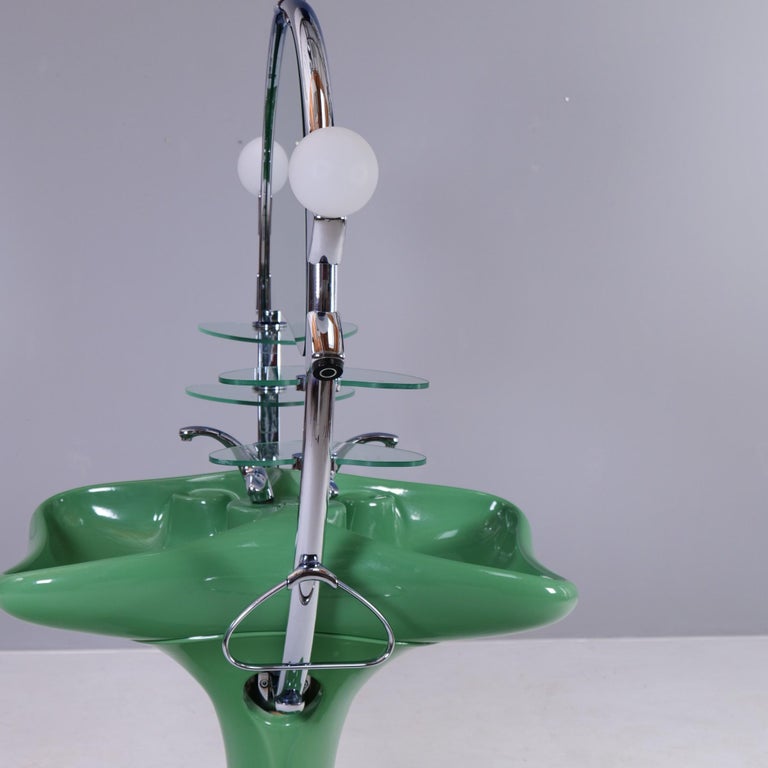Luigi Colani, Waschbecken mit Doppelwaschbecken für Villeroy und Boch ...