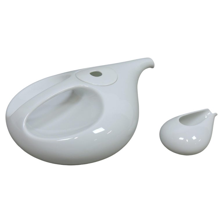 Luigi Colani Mid-Century Modern Tear Drop Tea Pot and Creamer for ...