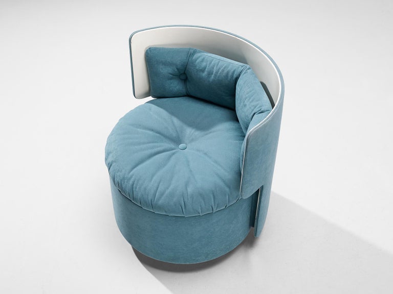 Luigi Massoni ‘Dilly Dally’ Vanity Set in Blue Alcantara For Sale at ... Luigi Massoni ‘Dilly Dally’ Vanity Set in Blue Alcantara For Sale at ...
