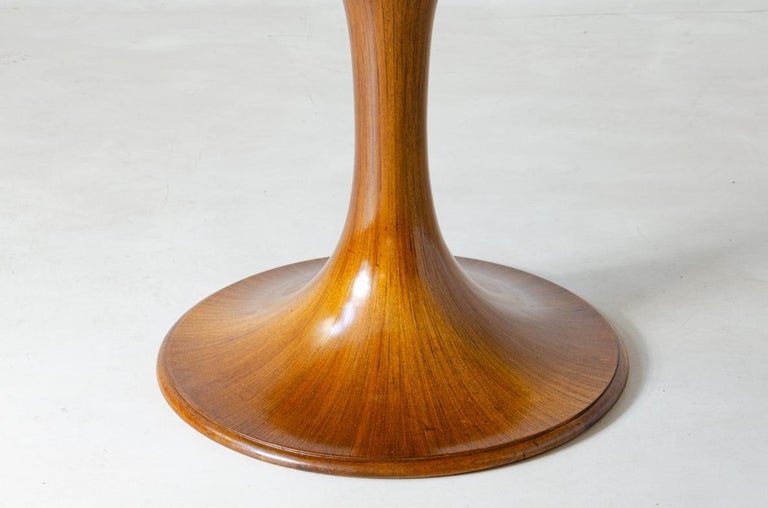 Luigi Massoni Elegant Mahogany Table For Sale at 1stDibs