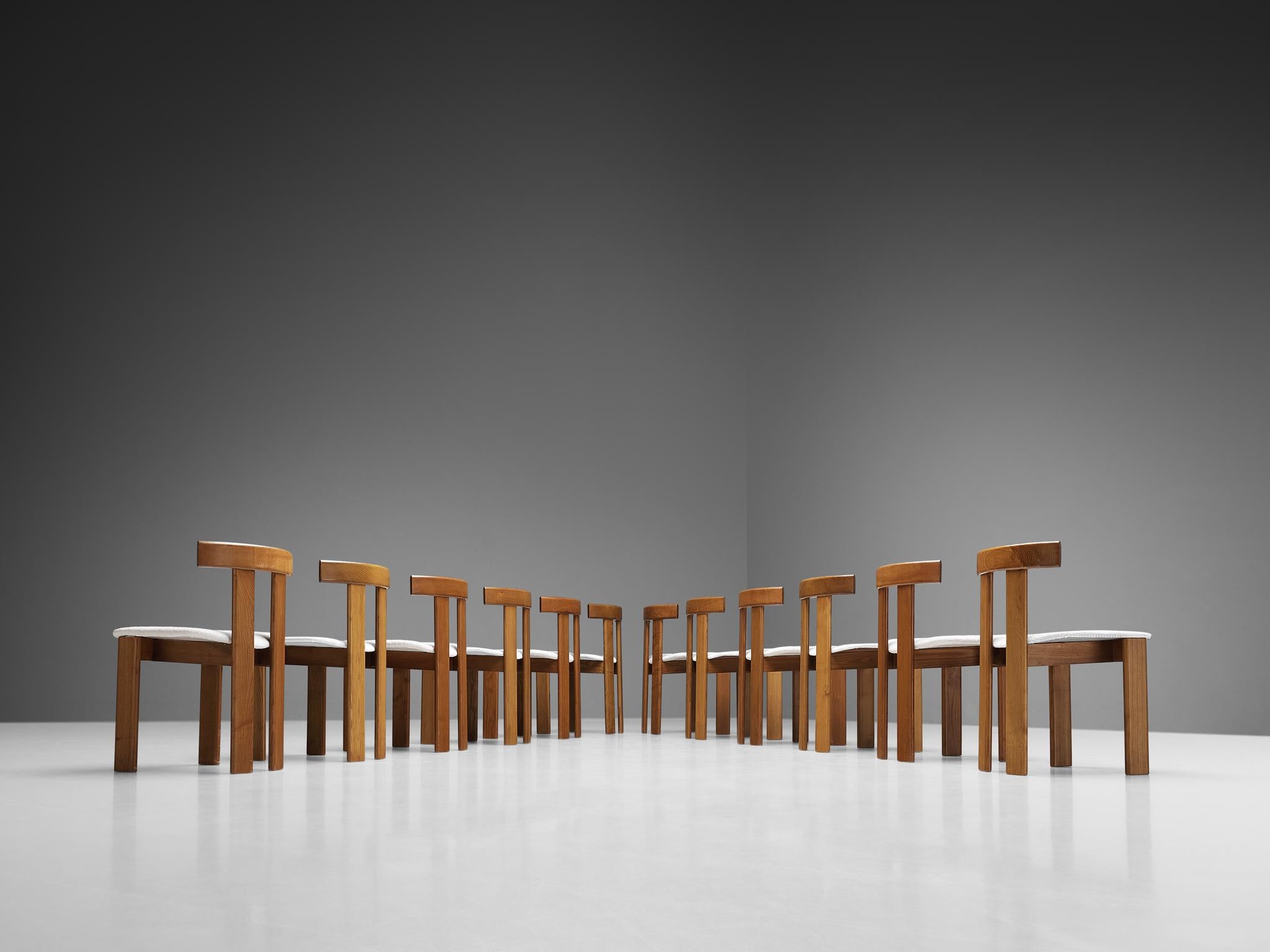 Luigi Vaghi for Former Set of Twelve Dining Chairs in Ash For Sale at ...
