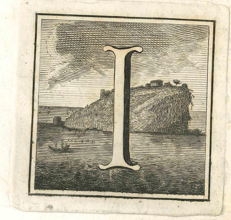Luigi Vanvitelli - Letter of the Alphabet I - Etching by Luigi ...