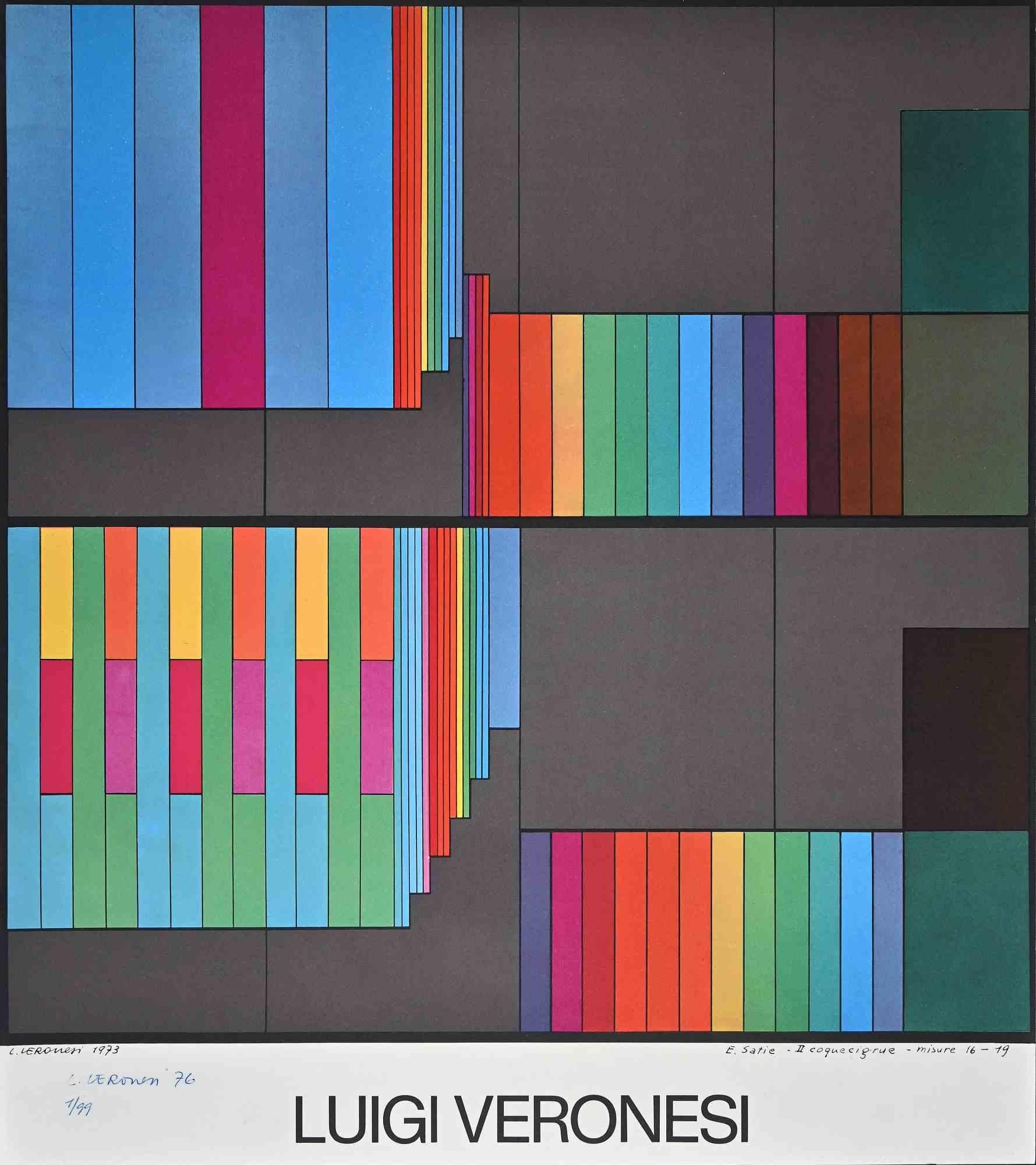 Luigi Veronesi - Untitled - Original Lithograph by Luigi Veronesi ...