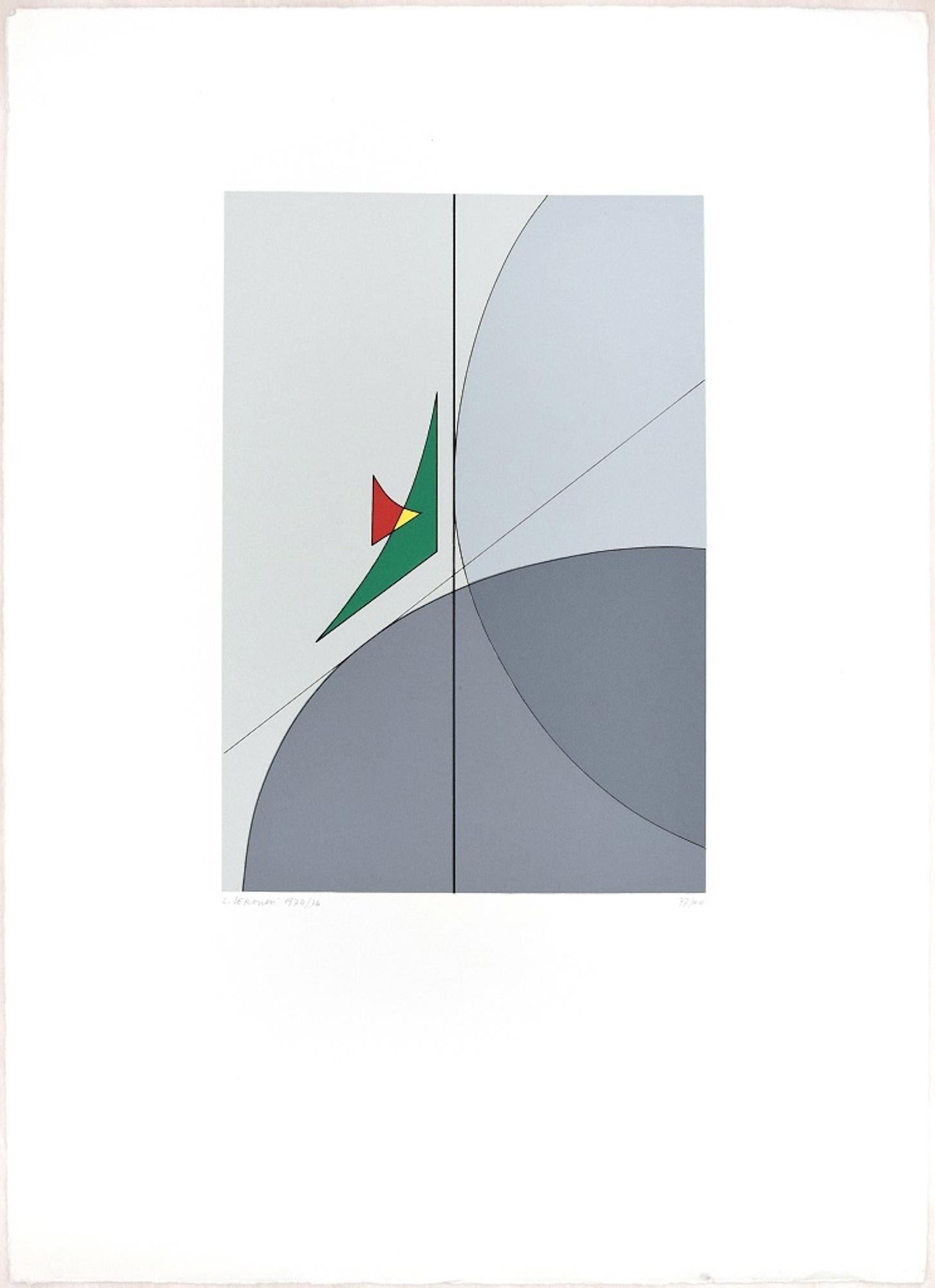 Luigi Veronesi - Grey Composition - Original Screen Print by Luigi ...