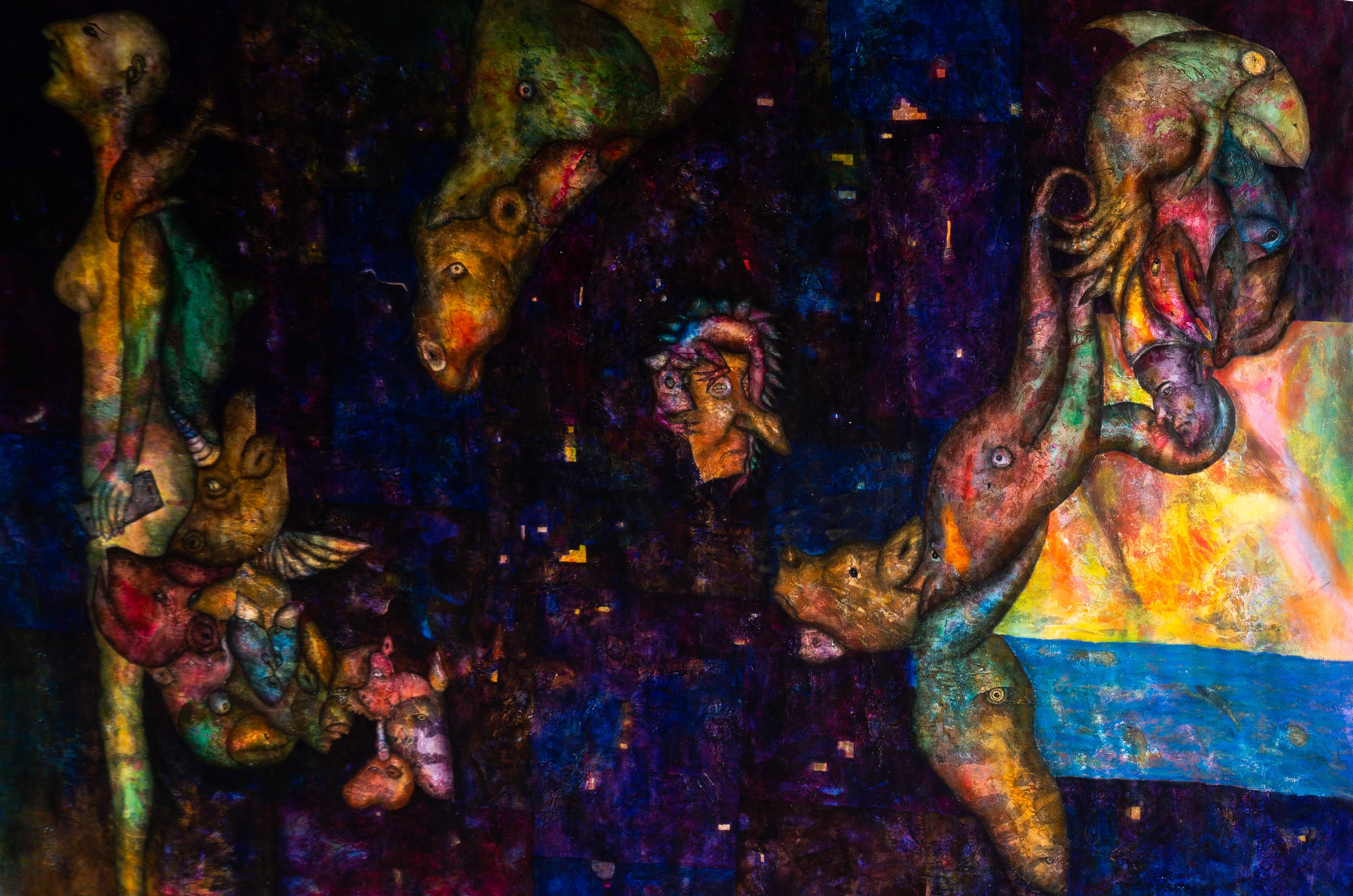 Luis Alexander Rodríguez (Ie-Xiua) - ABSTRACT painting with apparitions ...