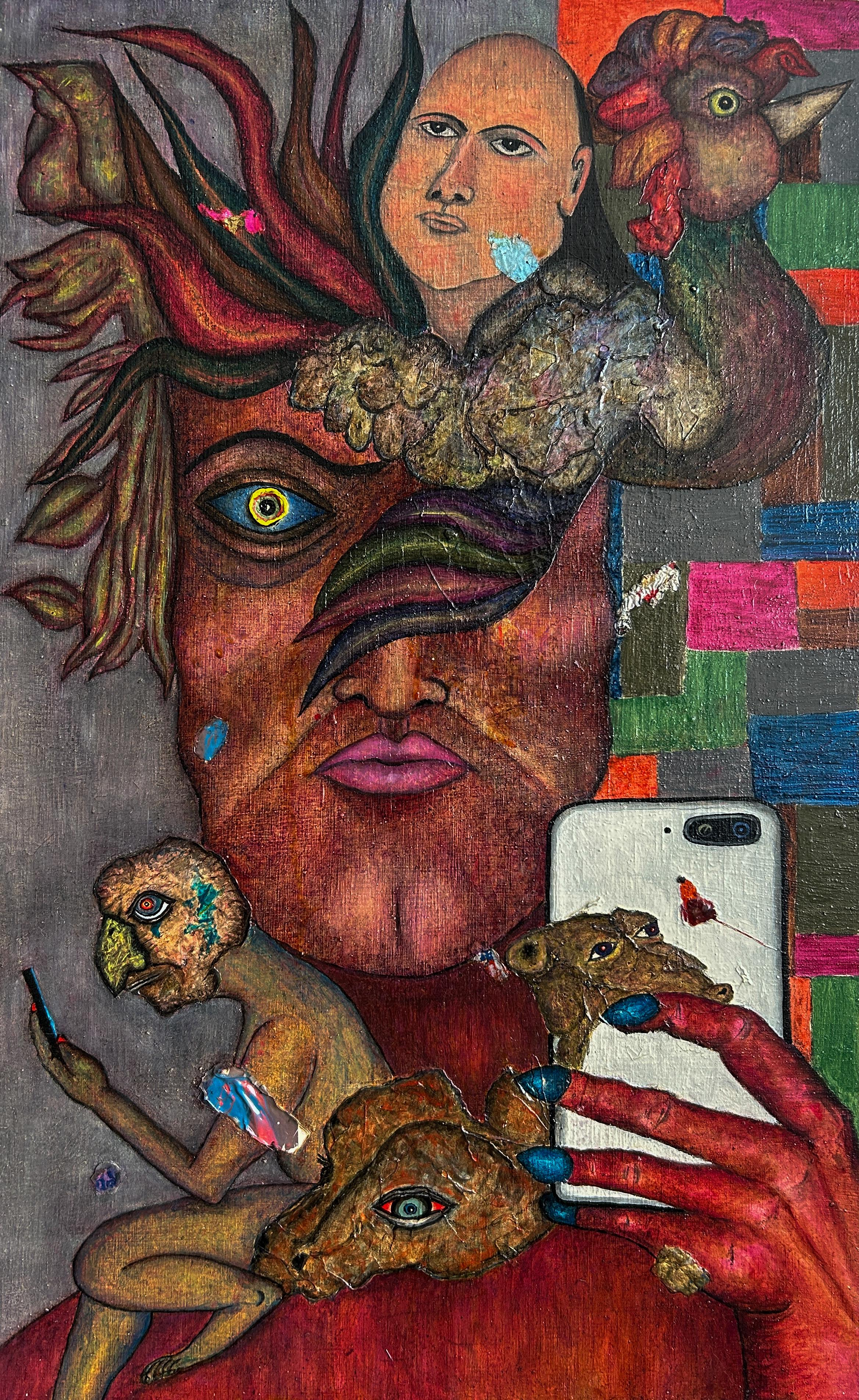 Luis Alexander Rodríguez (Ie-Xiua) - Contemporary Portrait Of A Bird ...