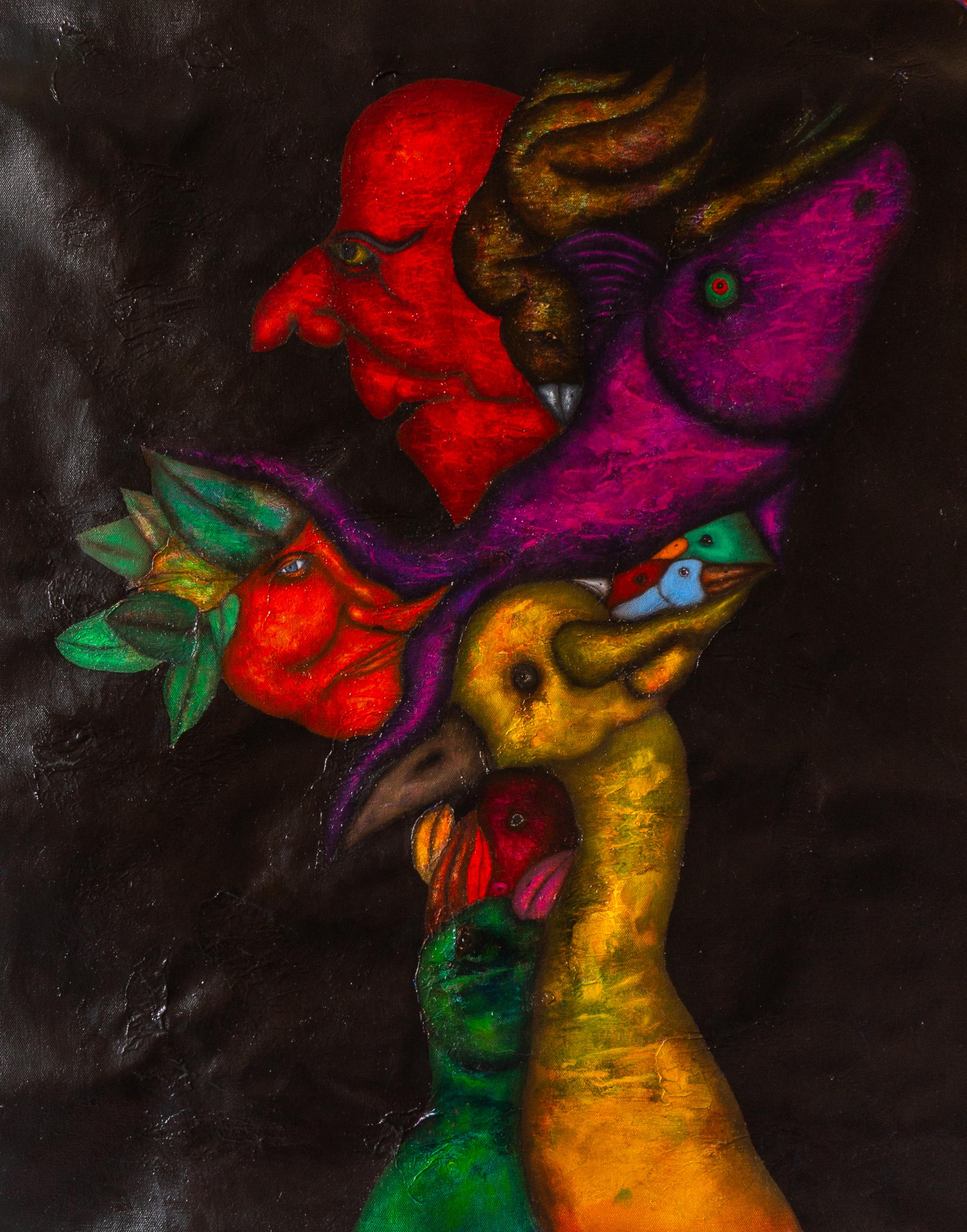 Luis Alexander Rodríguez (Ie-Xiua) - SURREAL Figurative painting with ...