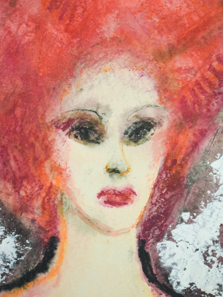 Luis Filcer - Woman with red hair - Luis Filcer - Expressionsm - Dutch ...