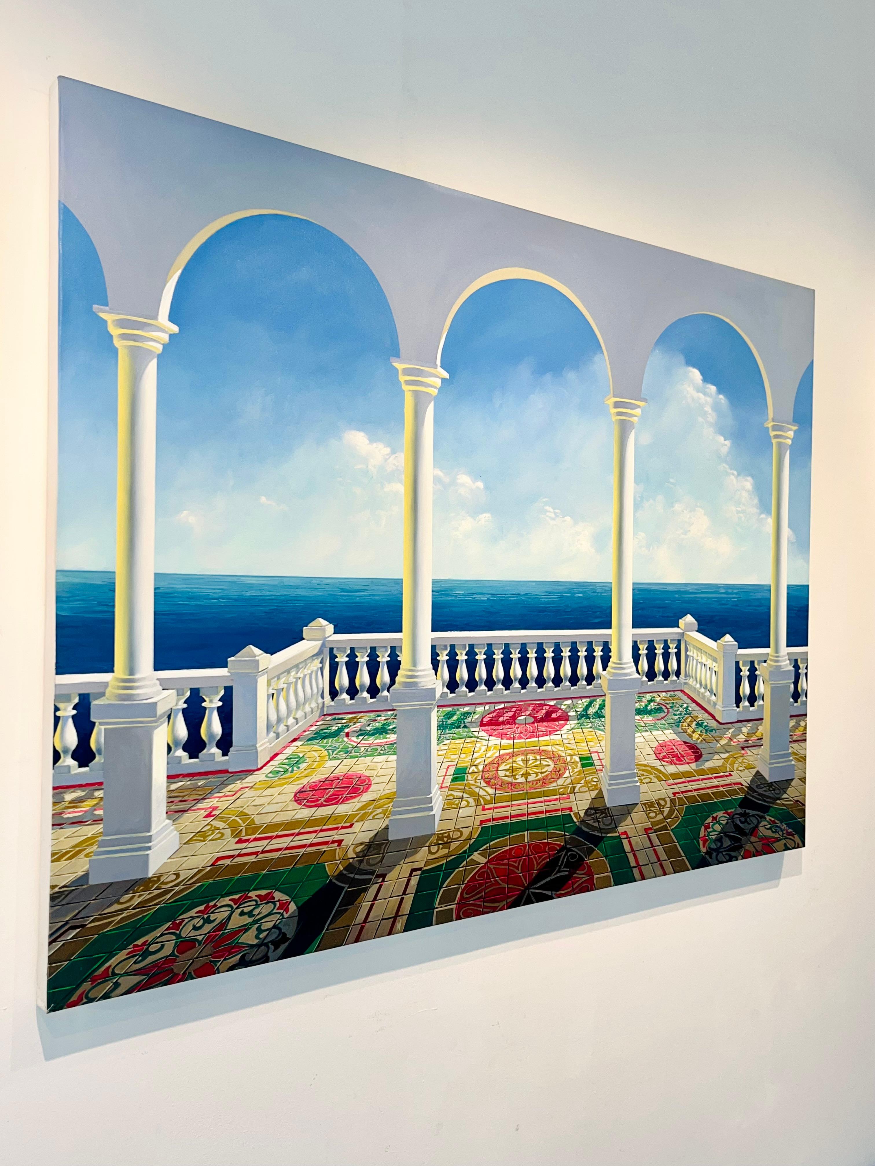 Luis Fuentes - Arches of Dreams-original interior sea landscape still ...