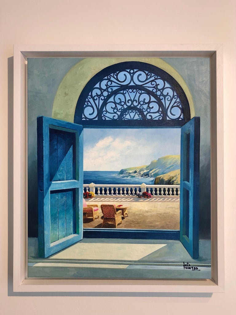 Luis Fuentes - Escape to Happiness - seascape ocean surreal painting ...