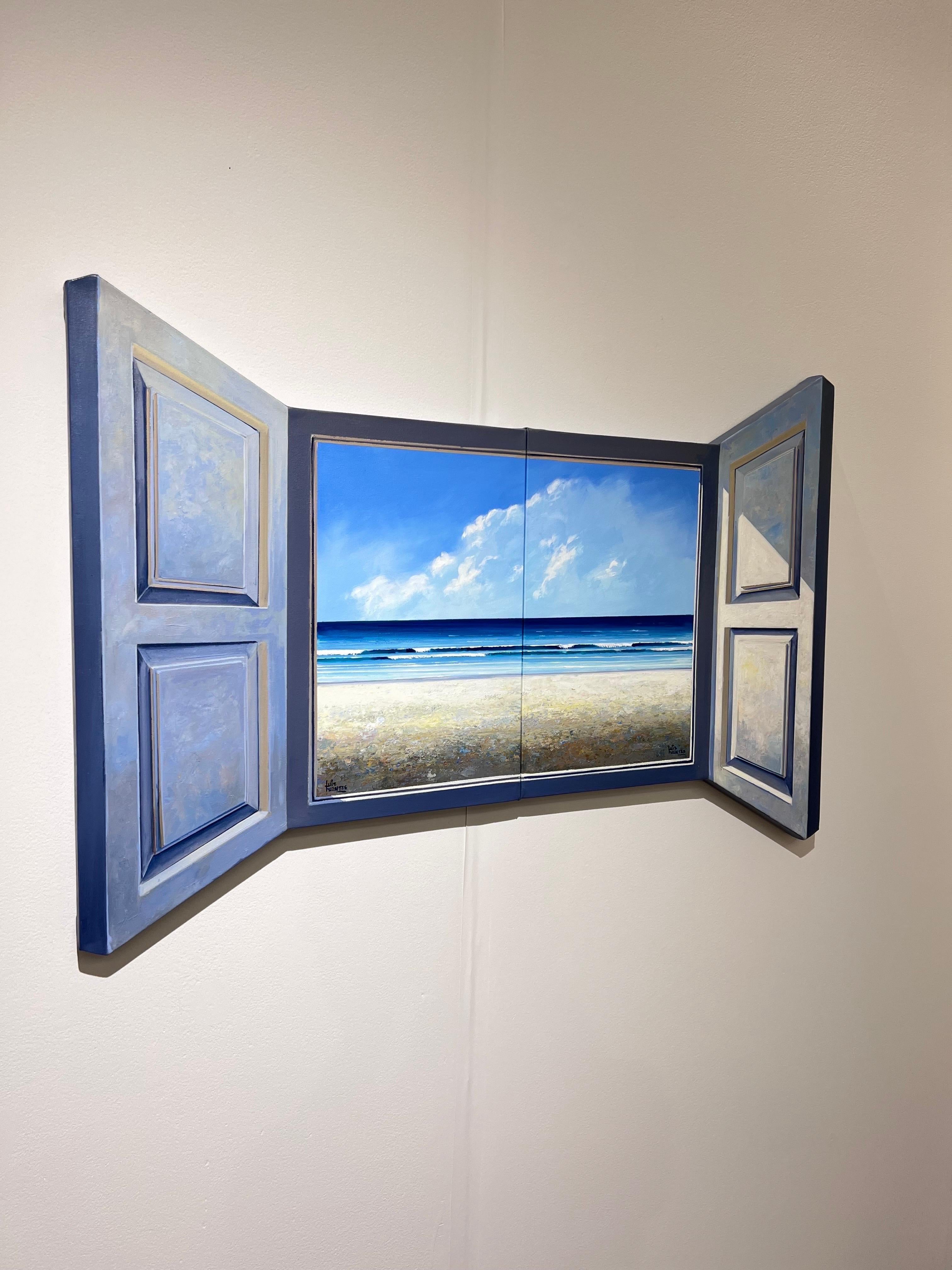 Luis Fuentes - Magic Window - original surreal landscape seascape ...