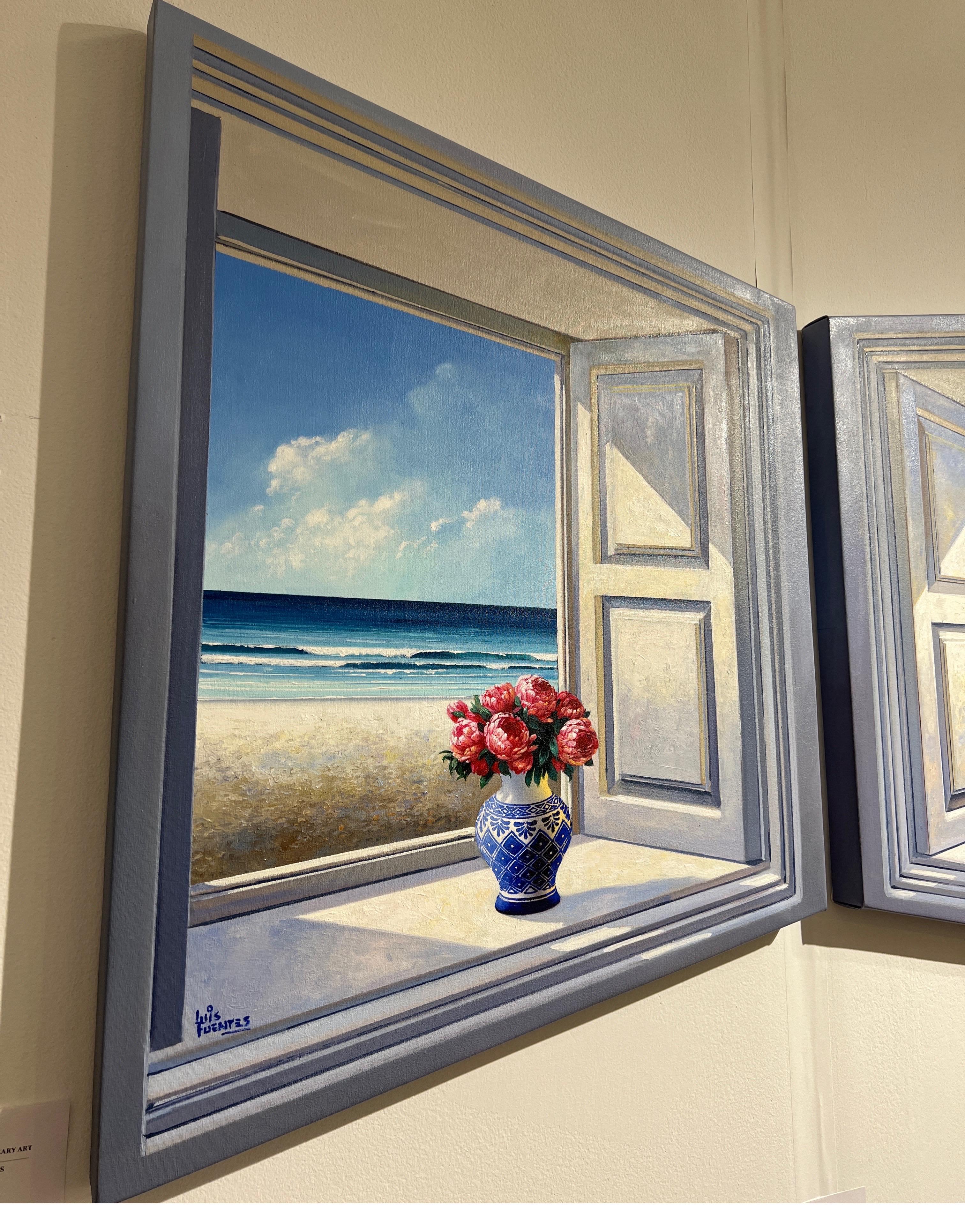 Luis Fuentes - Serenity I - original surreal landscape seascape ...