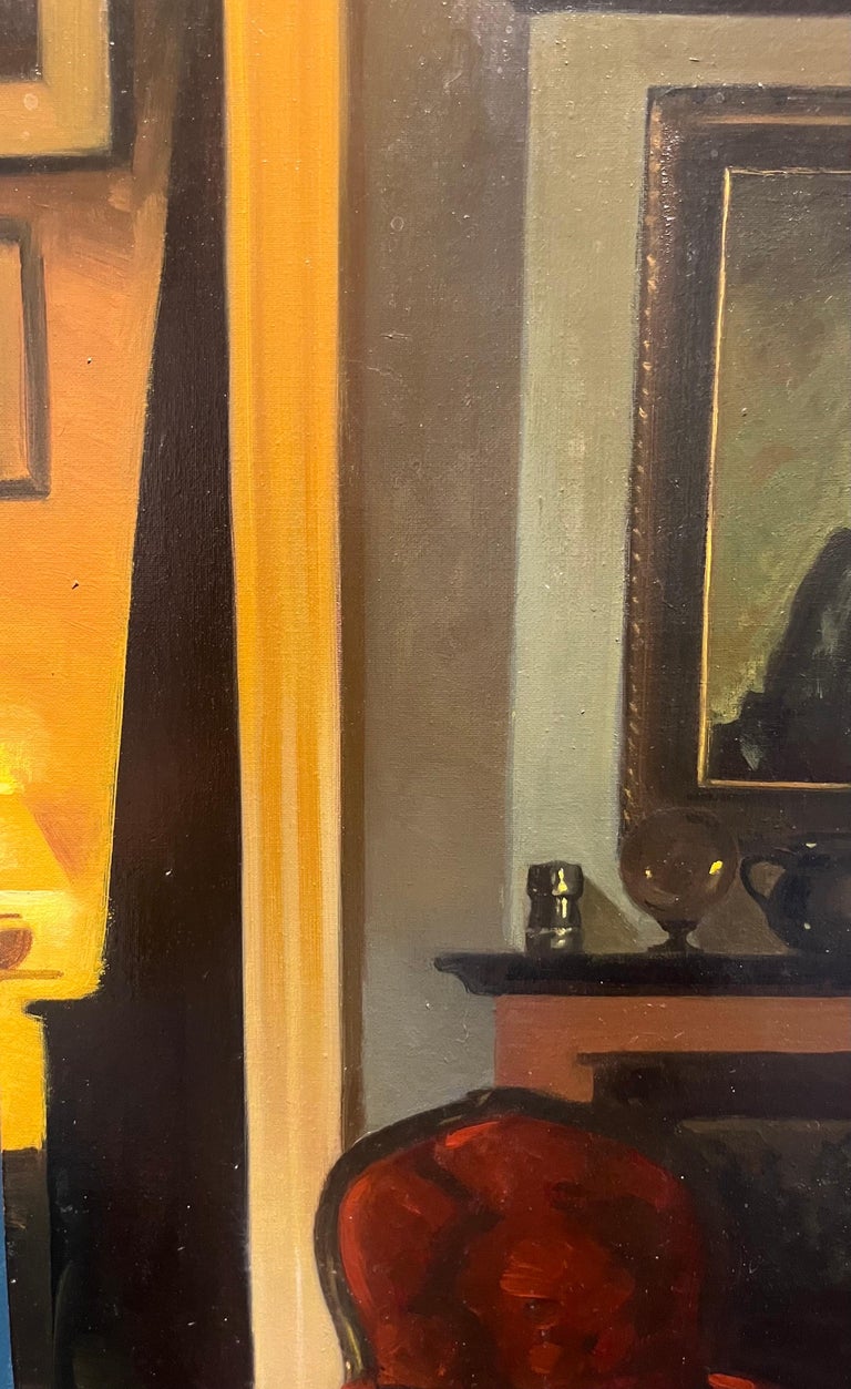 Luisa Albert - "Interior with portrait of a painter" Homage to J.S ...