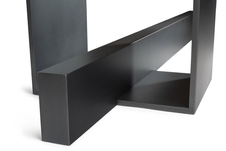 LUMA Design Workshop Open Float Console in Dark Wood and Blackened ...