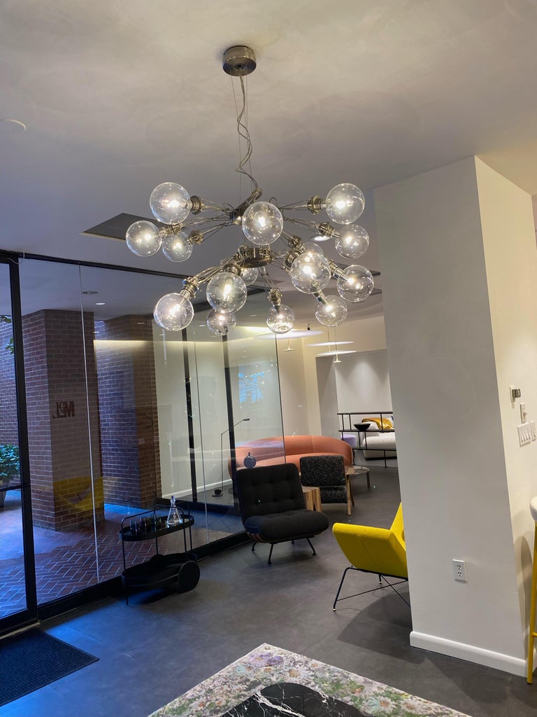 Lumina Matrix Brushed Nickel Pendant light Designed by Yaacov Kaufman ...