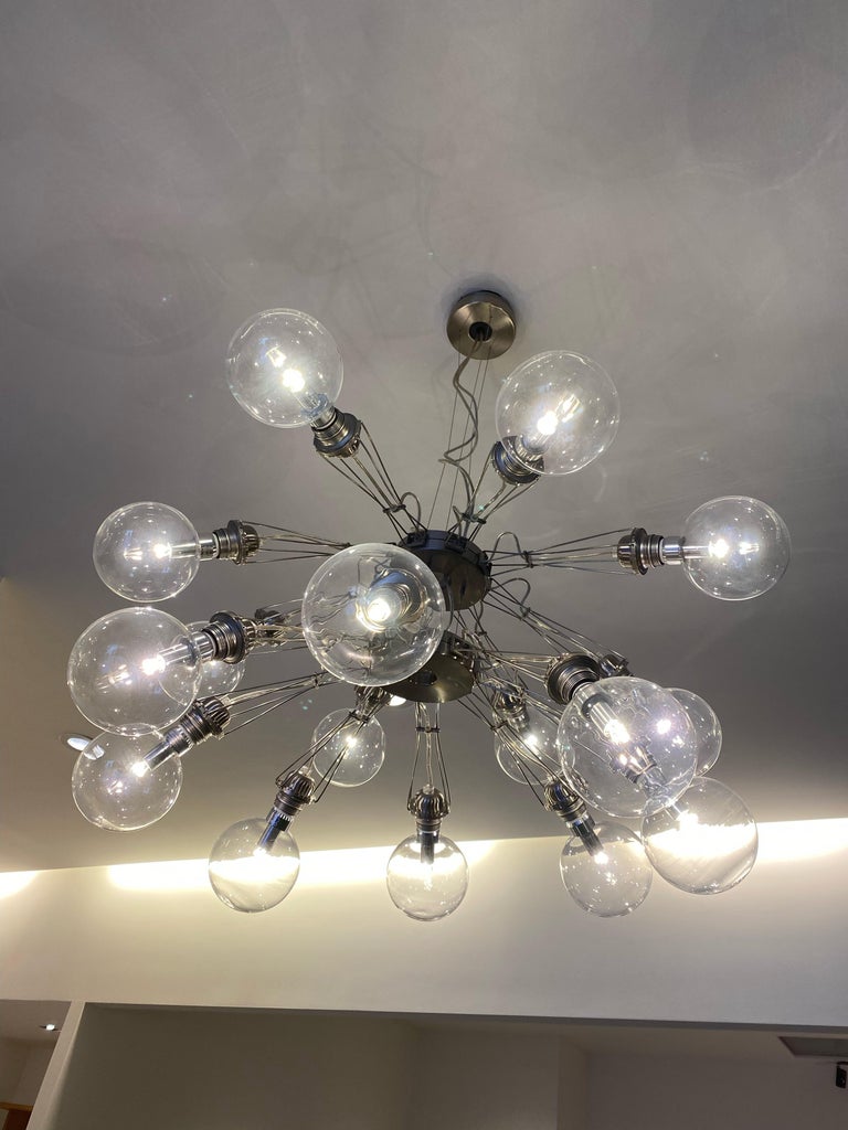 Lumina Matrix Brushed Nickel Pendant light Designed by Yaacov Kaufman ...