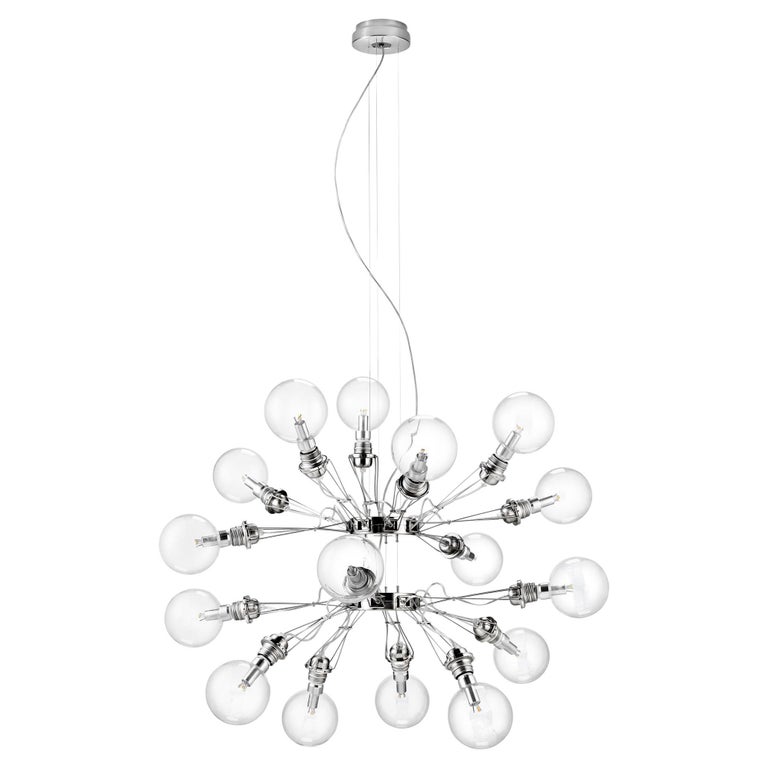 Lumina Matrix Brushed Nickel Pendant light Designed by Yaacov Kaufman ...