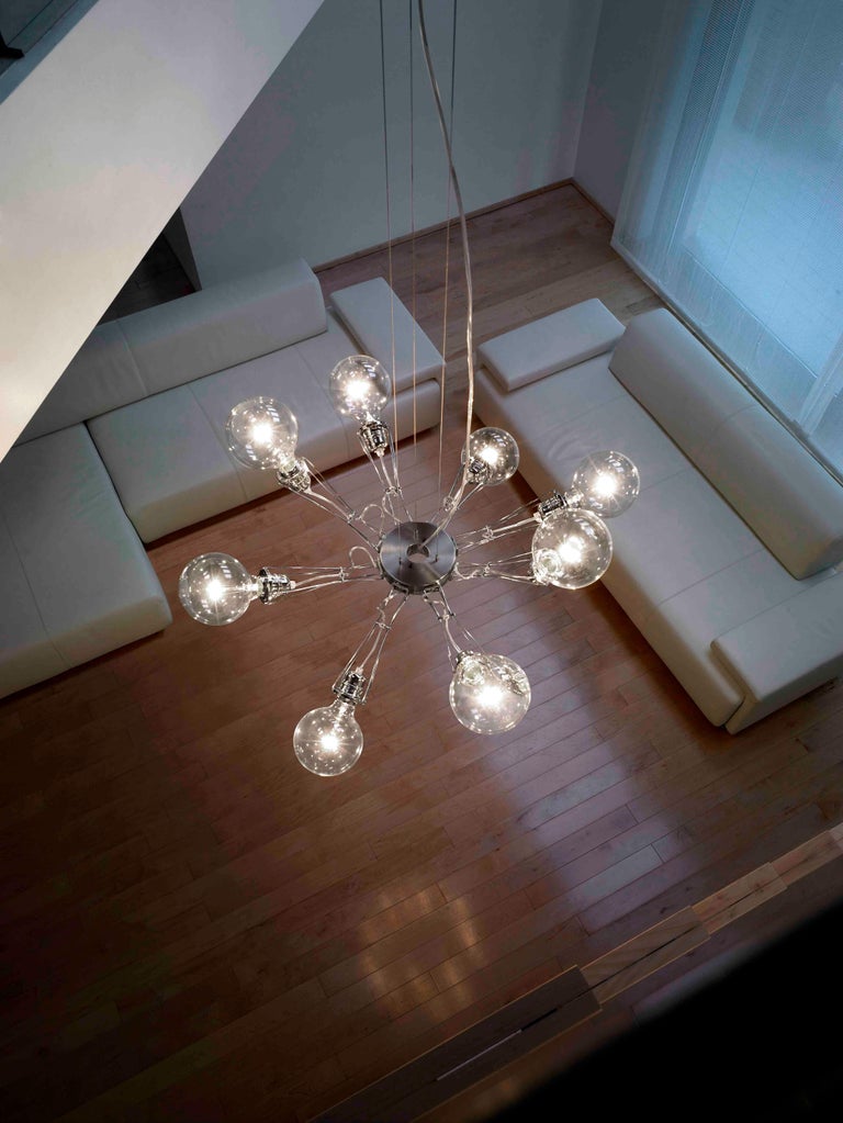 Lumina Matrix Otto Suspension Lamp in Brushed Nickel by Yaacov Kaufman ...
