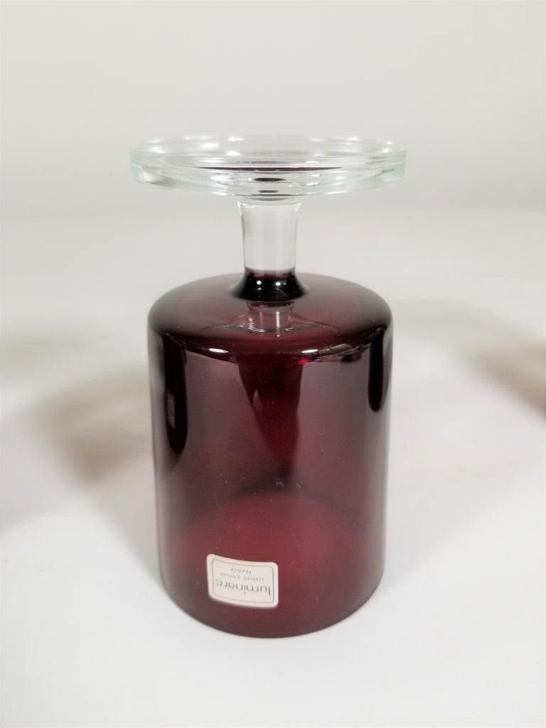 Luminarc France Ruby Red Glassware at 1stDibs | ruby red glass made in ...
