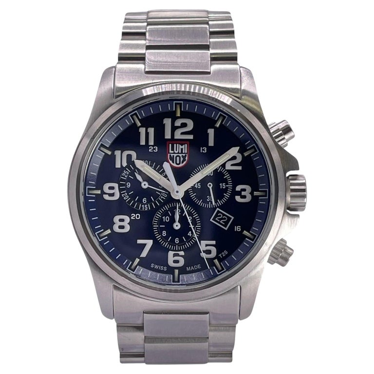 Luminox Atacama Field Chronograph Steel Blue Dial Quartz Mens Watch XL ...