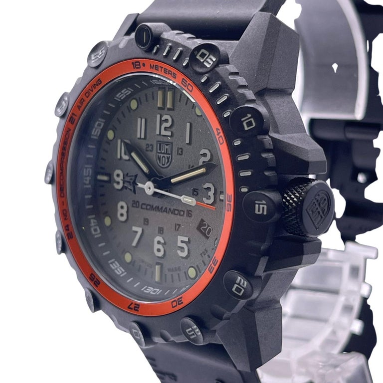 Luminox Commando Frogman Carbon Grey Dial Quartz Mens Watch XS.3301 For ...