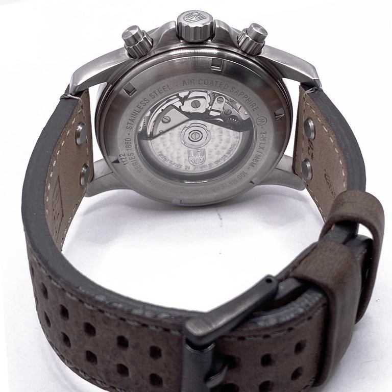 Luminox Field Valjoux Chronograph Steel Silver Dial Automatic Watch XL ...