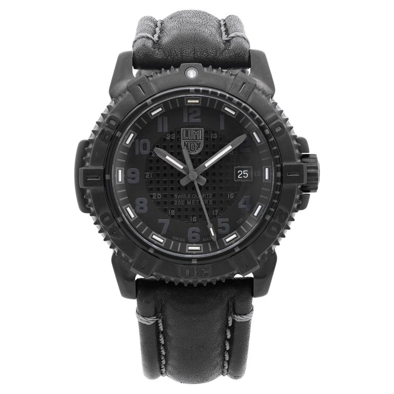 Luminox Modern Mariner PVD Steel Black Dial Quartz Mens Watch XS.6251 ...
