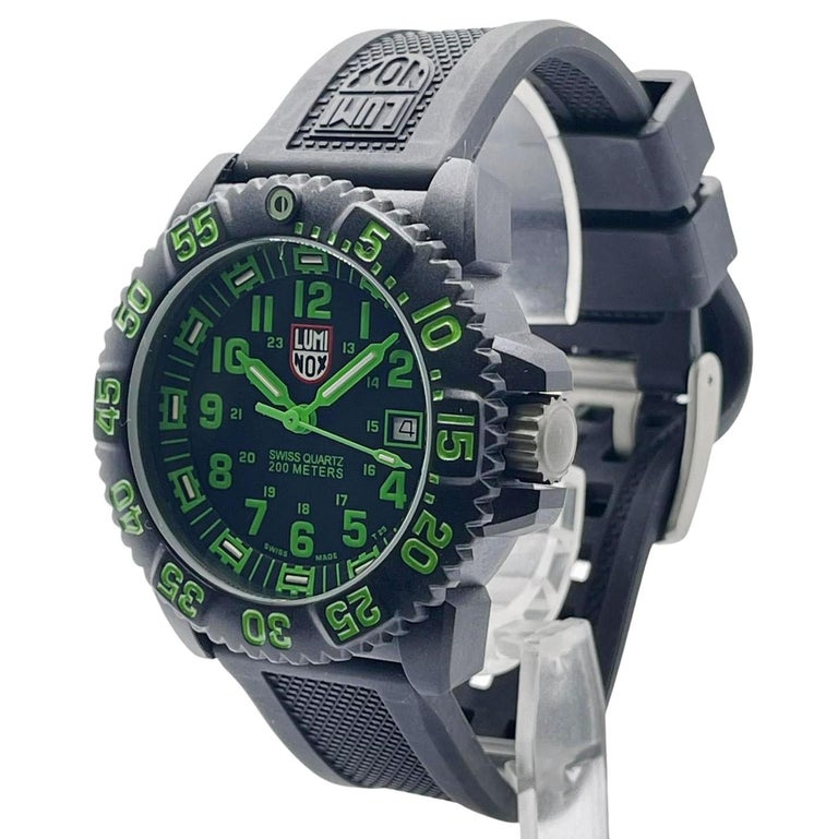 Luminox Navy Seal Colormark Carbon Black Dial Quartz Mens Watch XS.3067 ...