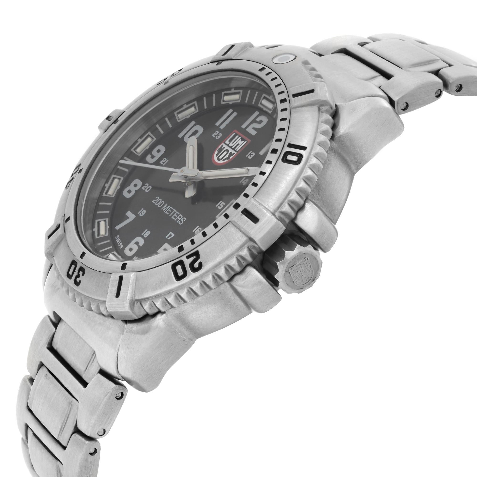 Luminox Navy Seal Colormark Steel Black Dial Quartz Unisex Watch XS ...