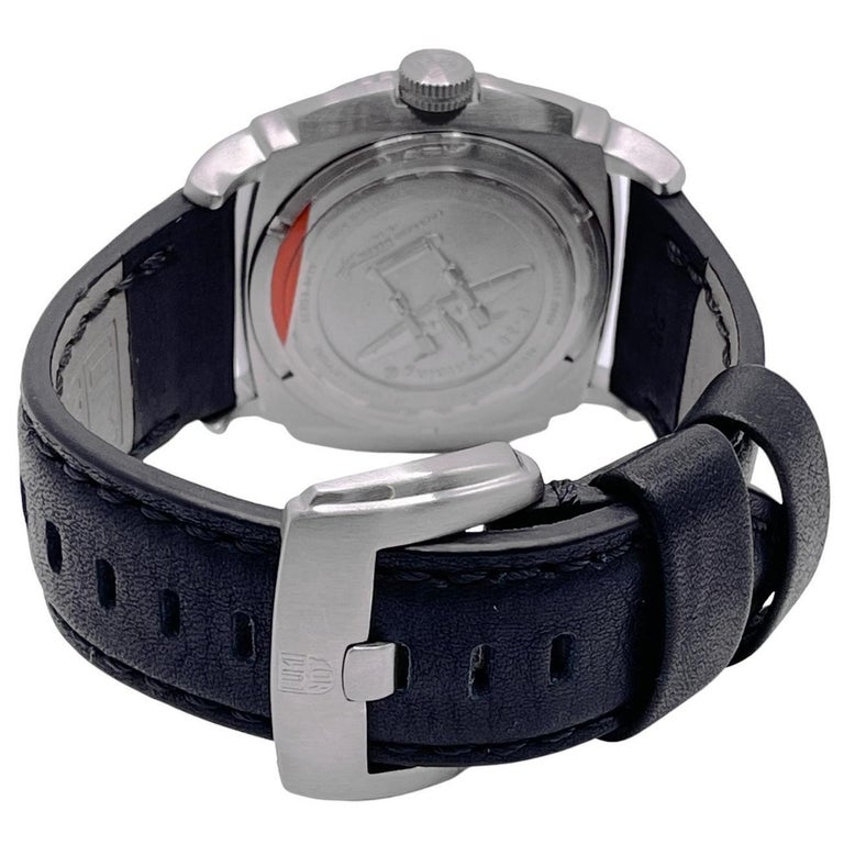 Luminox P-38 Lightning Air GMT Steel Black Dial Quartz Mens Watch XA ...