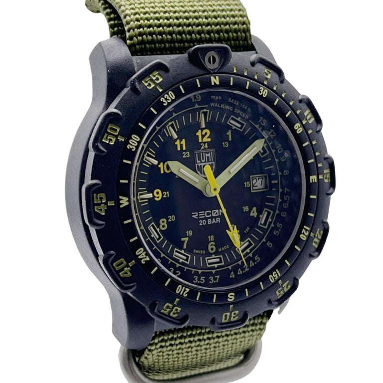 Luminox Recon Point Man 45mm Carbon Black Dial Quartz Men Watch XL.8826 ...