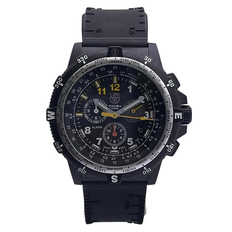 Luminox Recon Team Leader Chrono 48mm Black Dial Quartz Mens Watch XL ...