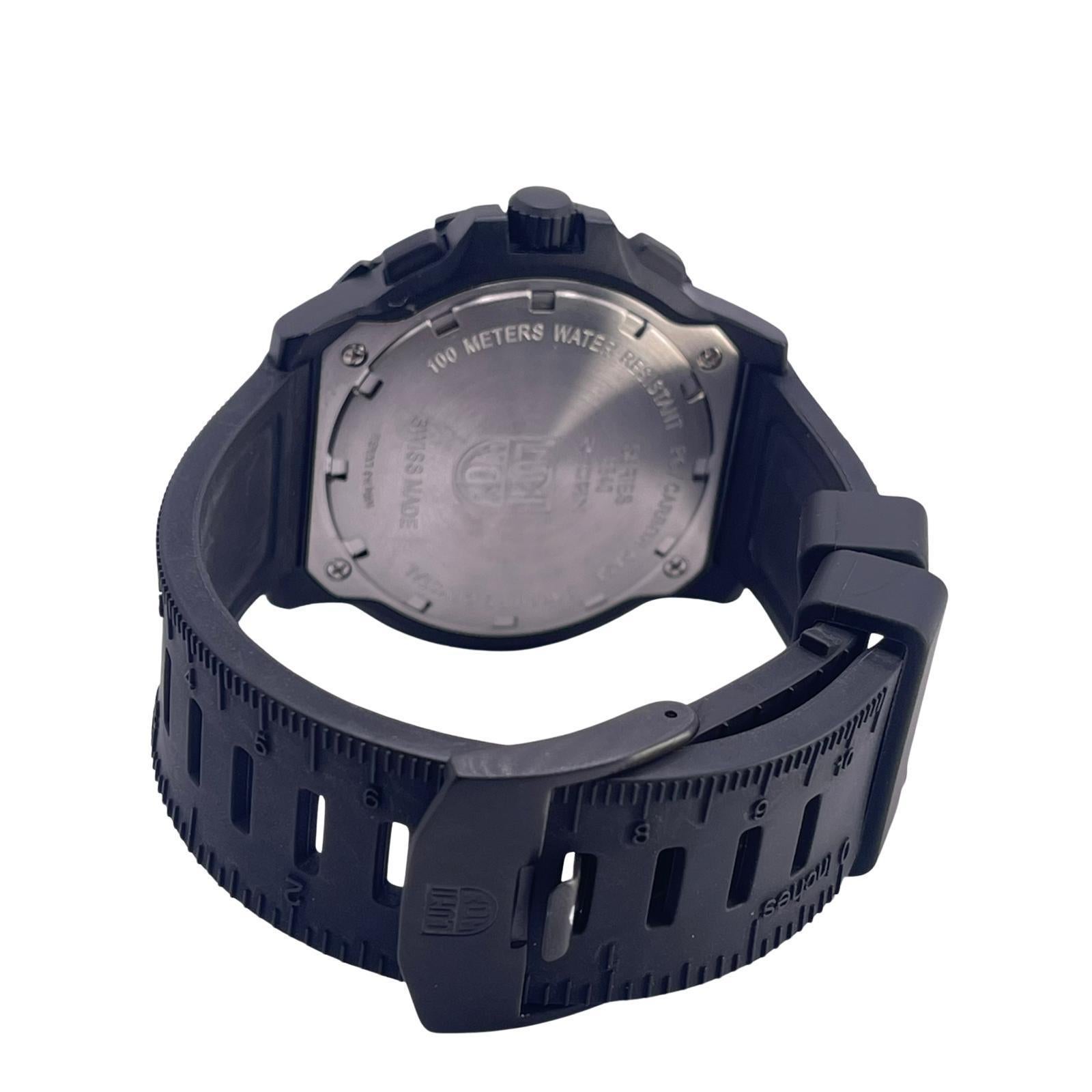 Luminox Recon Team Leader Chronograph Carbon Black Dial Quartz Watch XL ...