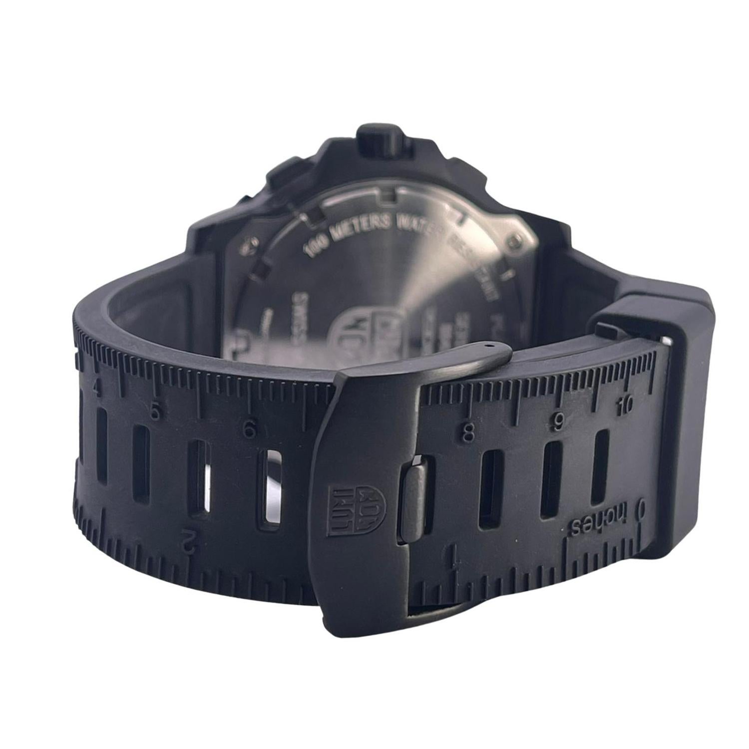 Luminox Recon Team Leader Chronograph Carbon Black Dial Quartz Watch XL ...